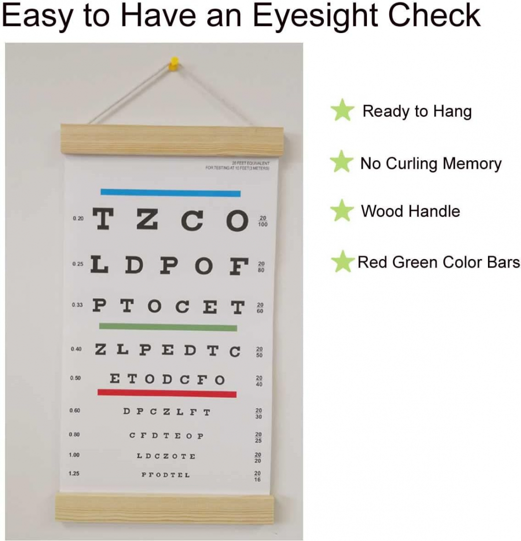 Printable Snellen Eye Chart 10 Feet